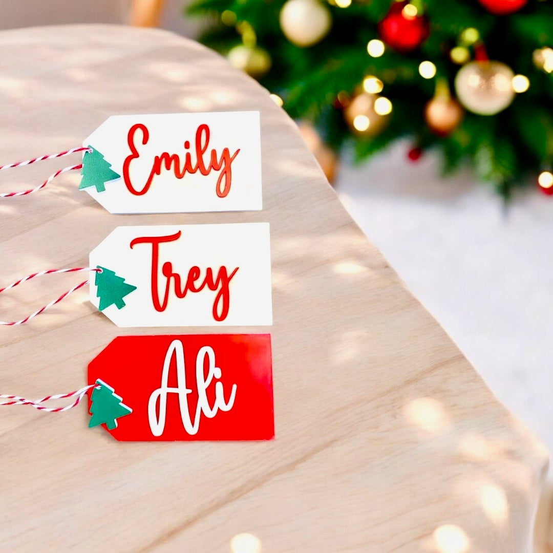 Acrylic Stocking Tags Special Pricing for multiples $10 each – Paisley Co